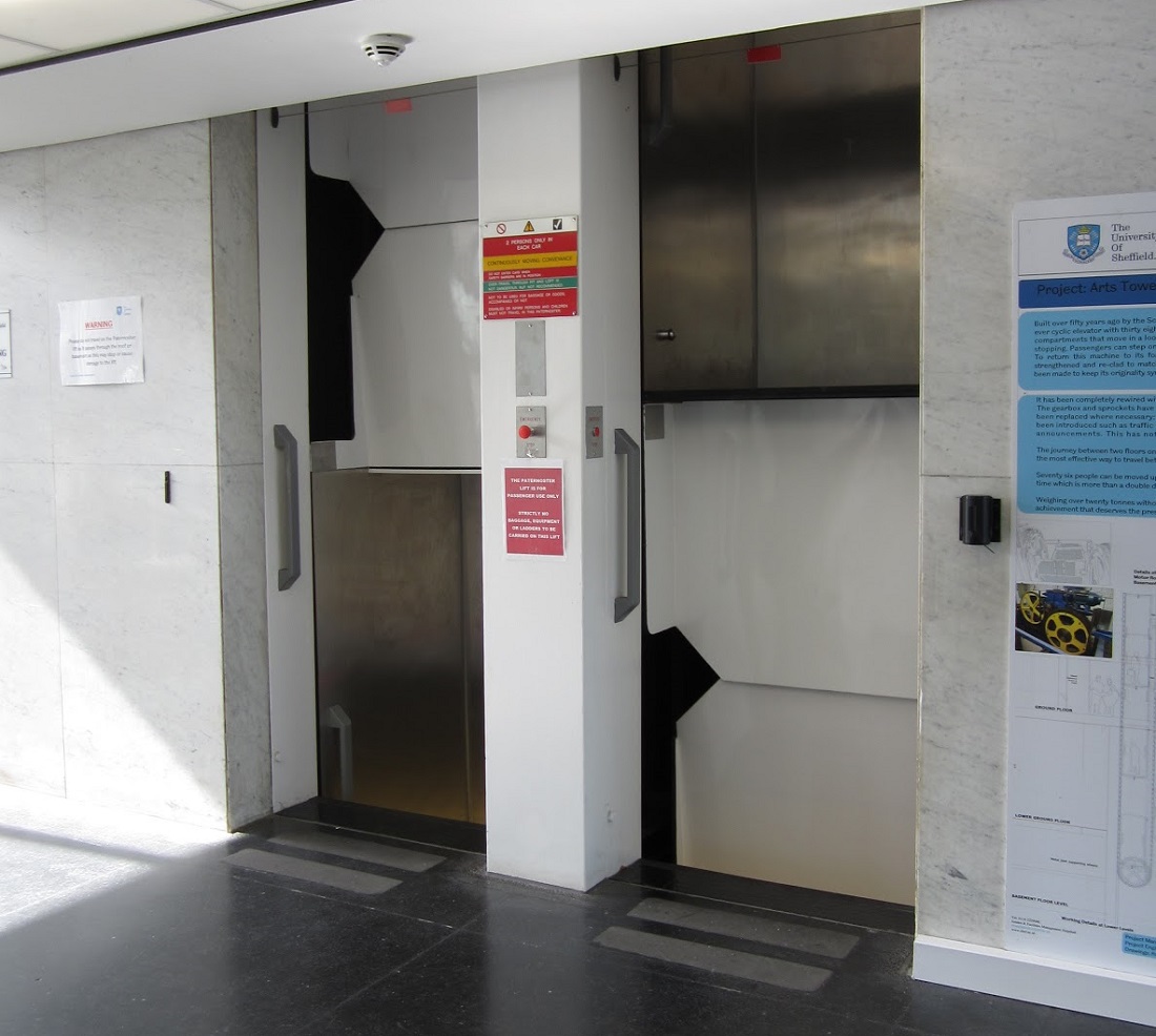 An icon of engineering design - Paternoster lifts | latest news ...